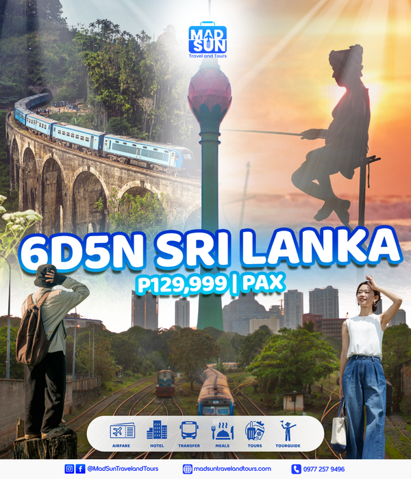 6D5N Sri Lanka P129,999 – Mad Sun Travel and Tours